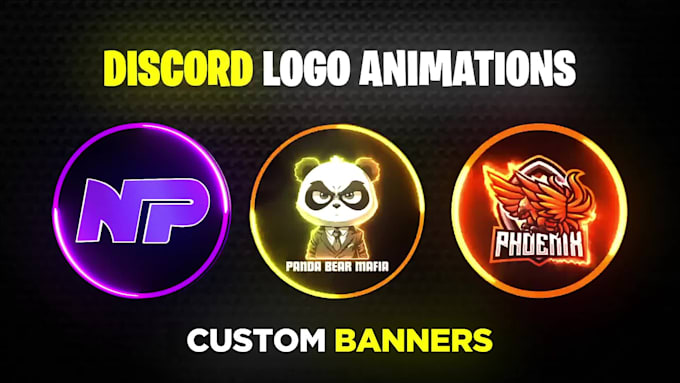 Create amazing discord logo anmation, animated discord gif server icon ...