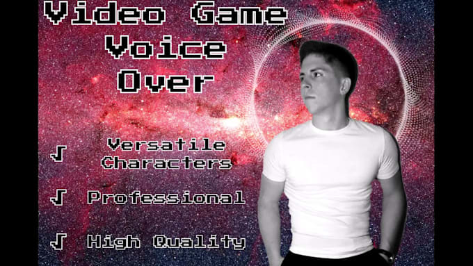 Be your male video game character voice over actor by Voicesbymichael ...