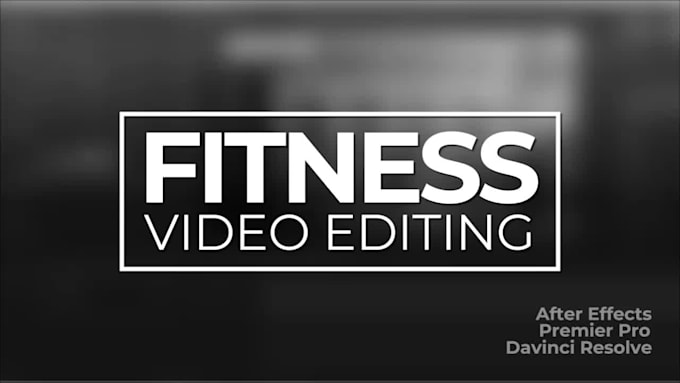 Edit your fitness video by Fitvid_editor | Fiverr