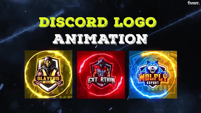 Design discord logo animation,icon, pfp, banner and buisness gif ...