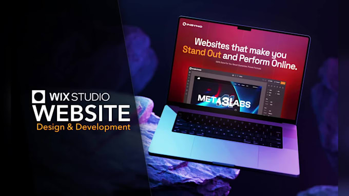 Web design an interactive wix studio website, wix website development ...