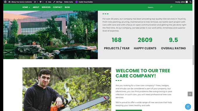 Create a tree service website custom built and designed by Atlasomni ...