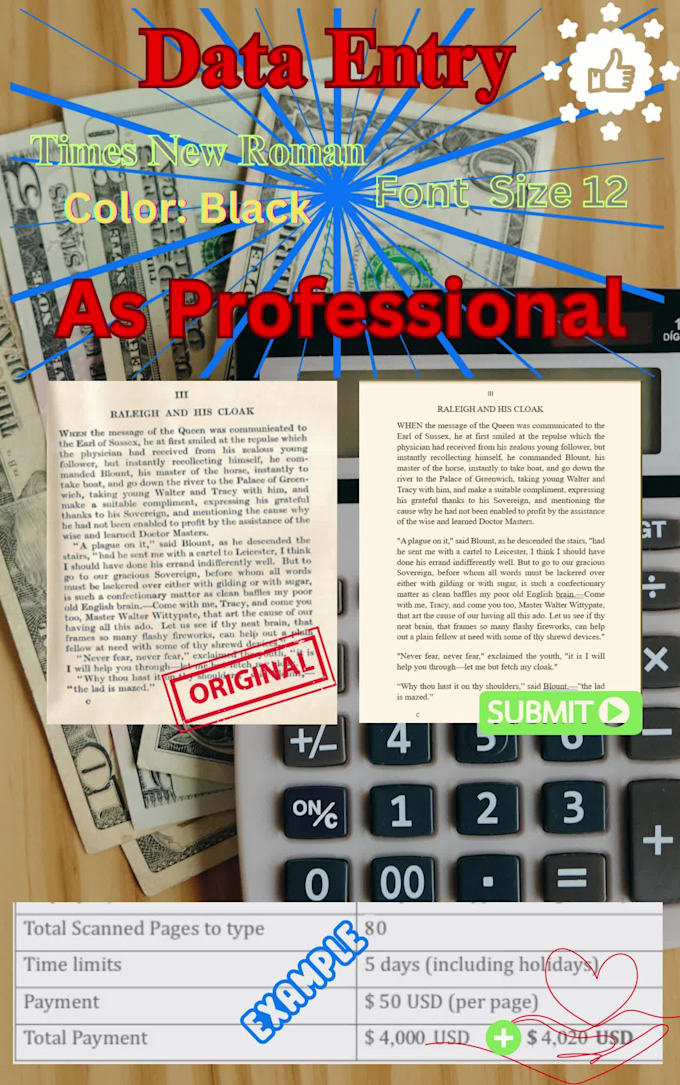 Do data entry pretty perfect correct fast revisional safe intime by Kareemelattar | Fiverr