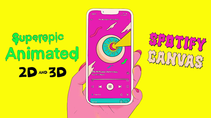 Do an epic animated spotify canvas for you by Trippiesteff | Fiverr