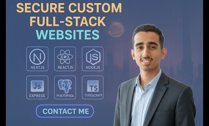 Be your full stack developer creating frontend and backend by Owais ...