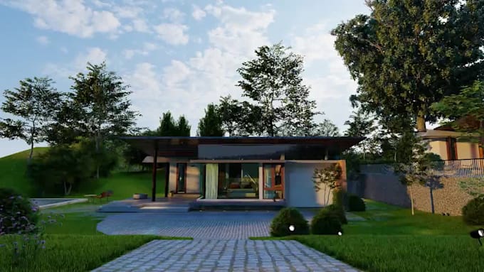 Create architectural 3d walkthrough animation by Javadrifai | Fiverr