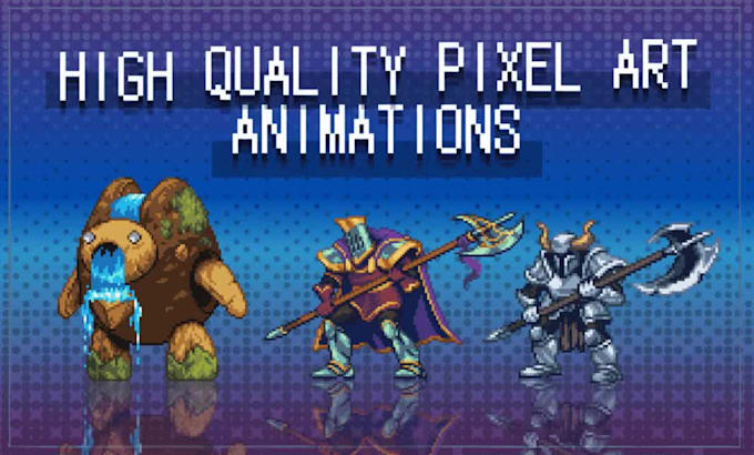 Make high quality pixel art animations for you by Under_silva | Fiverr