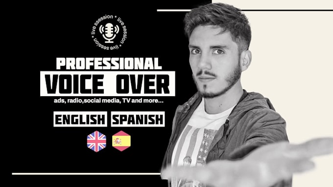 Record a professional spanish voiceover by Andysantiago1 | Fiverr