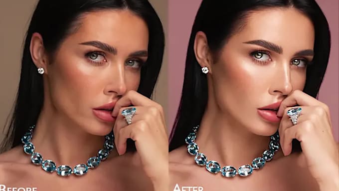 Do high end beauty photo editing and skin retouching by Myphotogallery | Fiverr