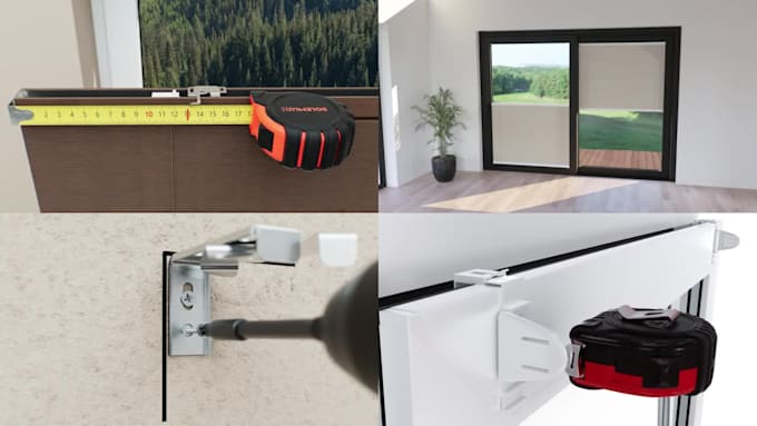 Create 3d product animation for roller blind installation by Devbox ...