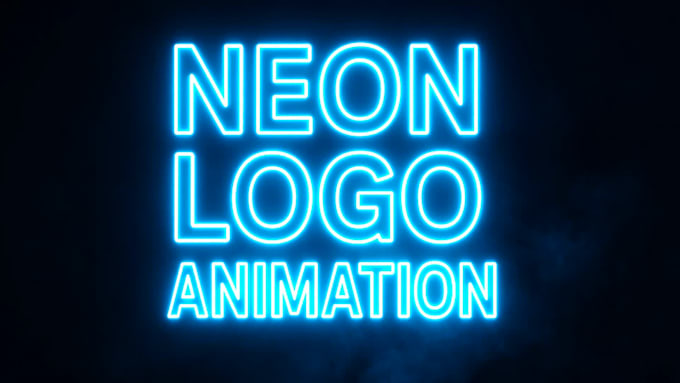 Create a professional neon logo animation by Obidzhan | Fiverr