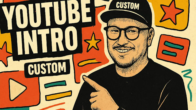 Tunning youtube intro in unique collage animation style by Olegsaif3000 ...