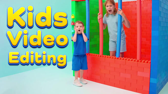 Kids video editing for your youtube kids video by Fixcoder | Fiverr