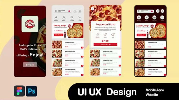 Create mobile app and website uiux designs in figma by Sldesign2 | Fiverr