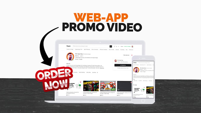 Design creative web app promo animation for your business by ...