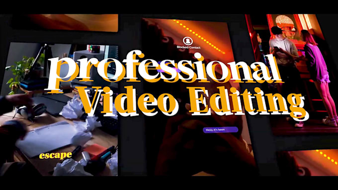 Professional video editing , commercial, youtube, corporate, ads ...