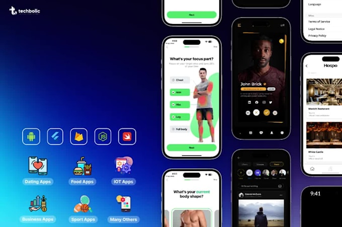 Do Mobile App Development Ios App Android App Flutter App Developer By Techbolicpvt Fiverr
