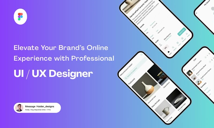 Do modern mobile app ui ux design in figma by Haider_aly9 | Fiverr