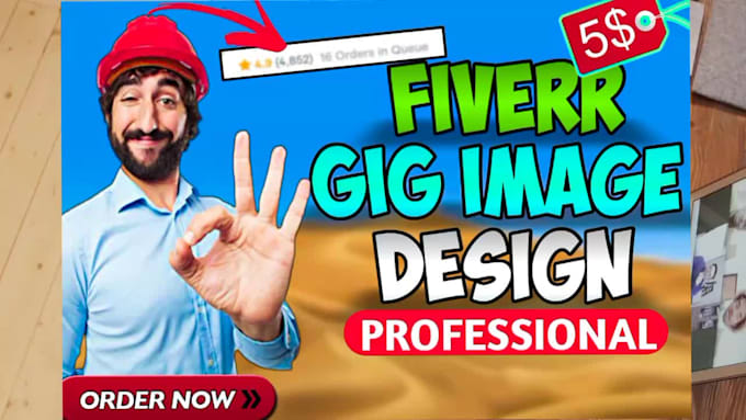 Create fiver gig image and gig cover design by Waqarali_2005 | Fiverr