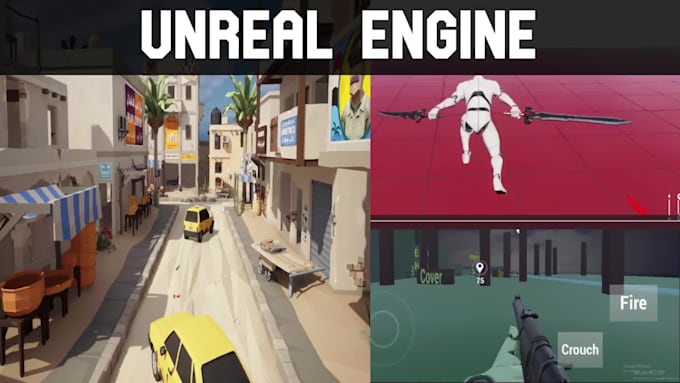 Develop unreal engine game blueprints ai and game prototype by Usama ...