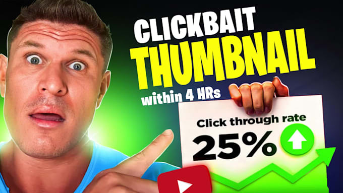 Do pro youtube thumbnail design for more clicks by Mr_mouatamid | Fiverr