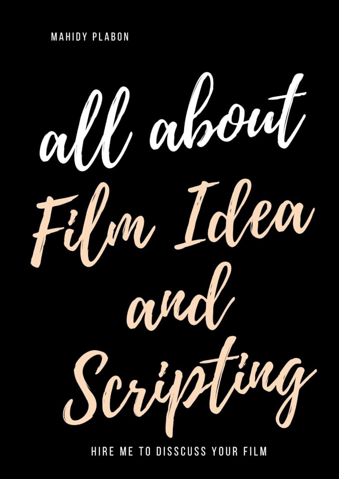 Give you unique idea and script for ads, films and animation by Plabon ...