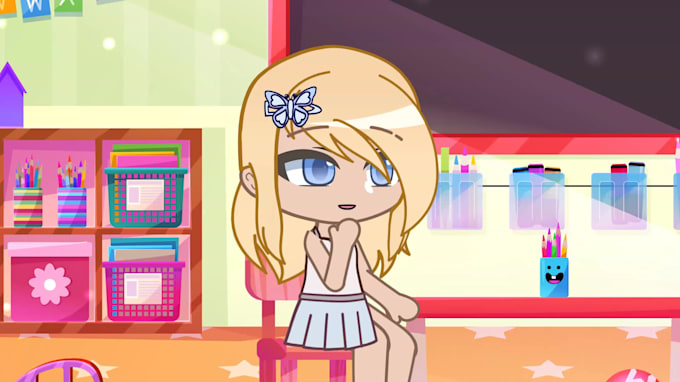 Create a 2d gacha animation in live2d cubism for your story by ...