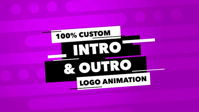 Make a youtube podcast intro outro video, and logo animation by ...