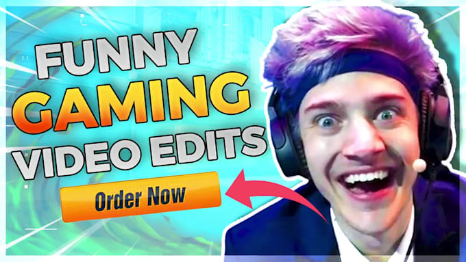 Do a funny gaming video edit for a youtube short and a video by ...