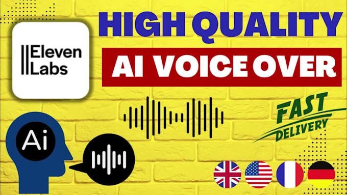 Provide human like text to speech ai voice over using eleven labs by Sanaeamez | Fiverr