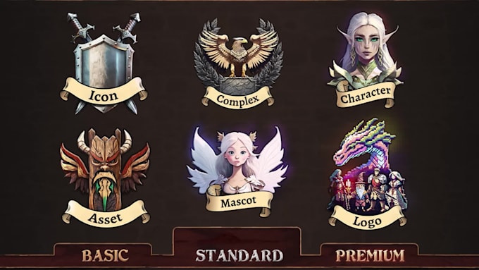 Design custom icon, professional logo, mascot, sticker, or game asset ...