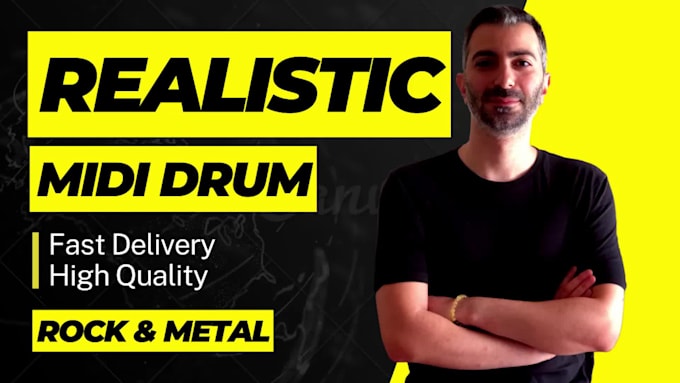 Create realistic midi drums death metal djent or rock by Mitolojii | Fiverr