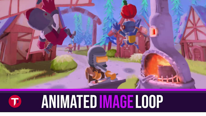 Animate loop your image, drawing, photo or illustration, in cut out by ...