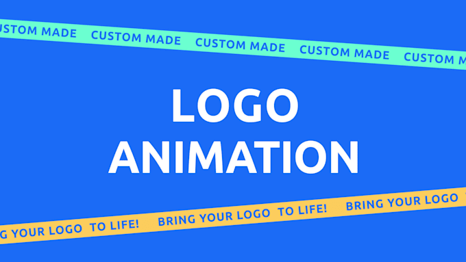 Create a custom logo animation for you by Bsdstudio | Fiverr