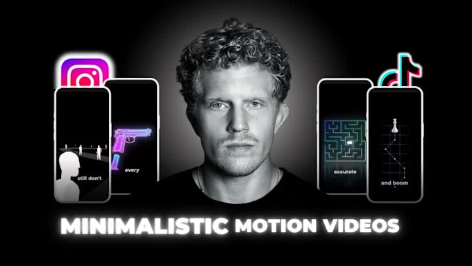 Create dan koe style minimalistic motion videos, motion graphics, after ...