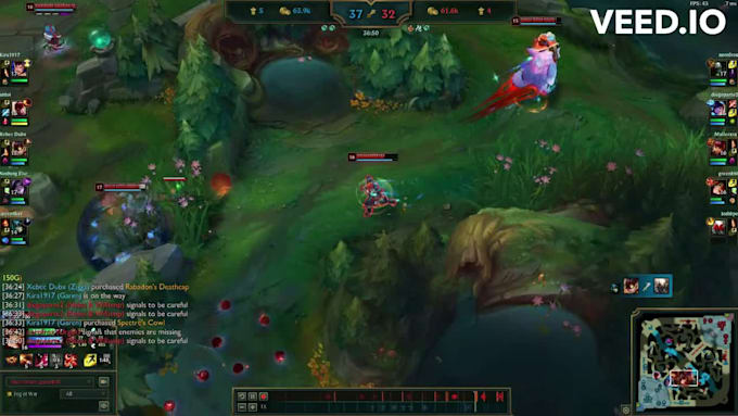 Play league of legends or any free or owned pc game with you by ...