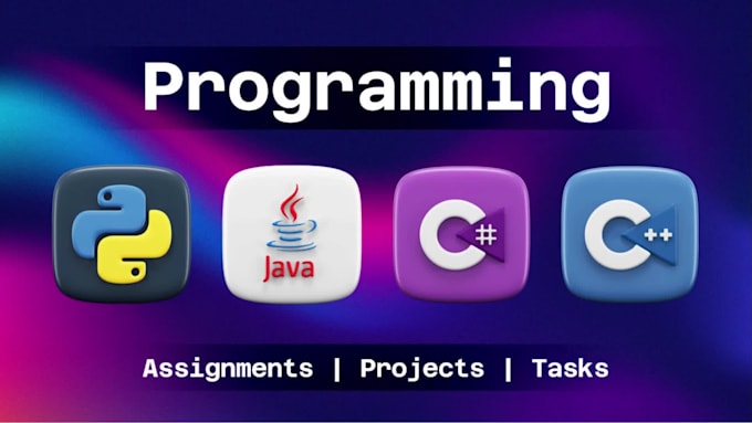 Do coding and programming assignments in java, python, cpp, c, c sharp by Rishirajcodes | Fiverr