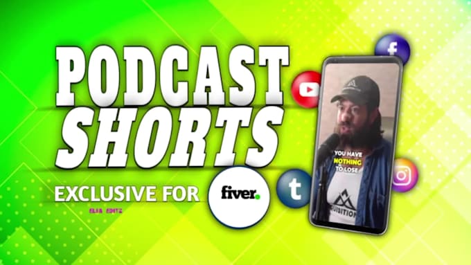 Edit podcast your into short and catchy tiktok, insta clips by M_u_n_t ...
