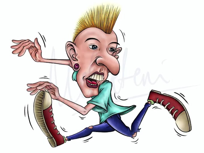 Draw portrait and caricature by Nelateni | Fiverr