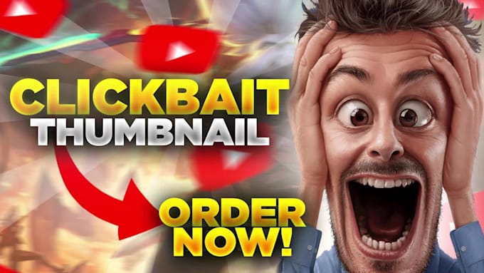 Clickbait amazing catchy youtube thumbnail by Ilkedaglar | Fiverr