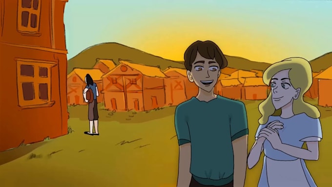 Make a high quality traditional 2d character animation for you by ...