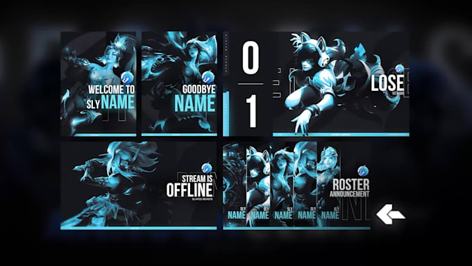 Create an outstanding esports poster graphic by Kasmattes | Fiverr