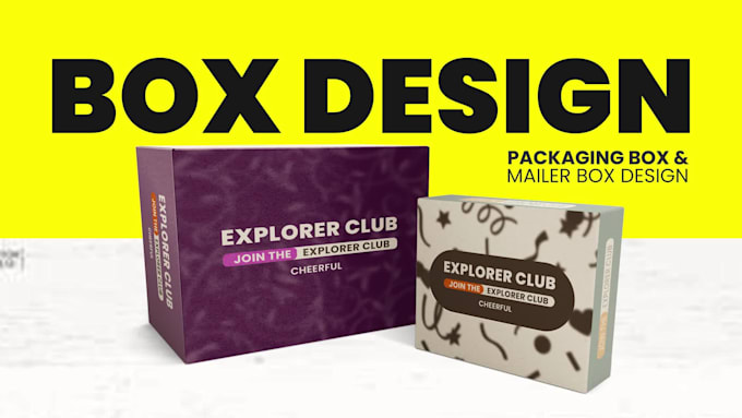 Create product packaging box design and mailer box design by Riaz ...