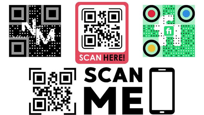 Create professional qr code design with your logo by Rash09 | Fiverr