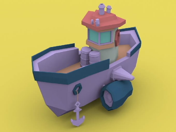 Create low poly 3d stylized, polygonal models by Mojtabarajabi | Fiverr