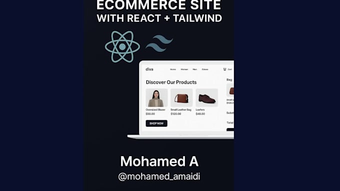 Build a fast and modern react tailwind landing page by Mohamed_amaidi | Fiverr