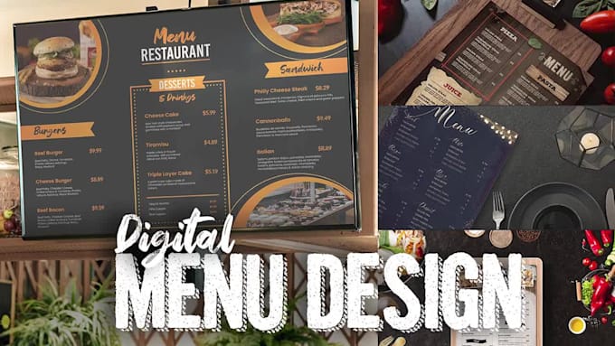 Design digital menu design, restaurant menu, food menu by Best___design ...