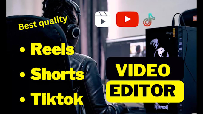 Do engaging short video editing, add captions, tiktok, reels, youtube ...