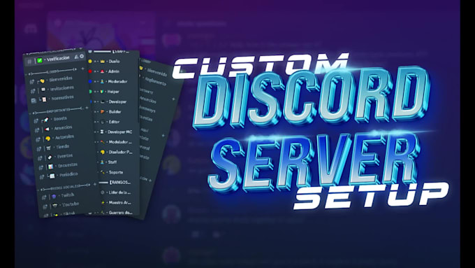 Setup your custom discord server by Ipablx_ | Fiverr