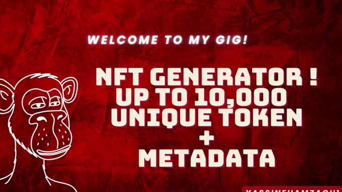 Generate 10,000 nft with metadata and rarity in short time by ...